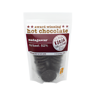 Madagascar Hot Chocolate Tablets Darkest 82% Cocoa (210g) – Salford ...